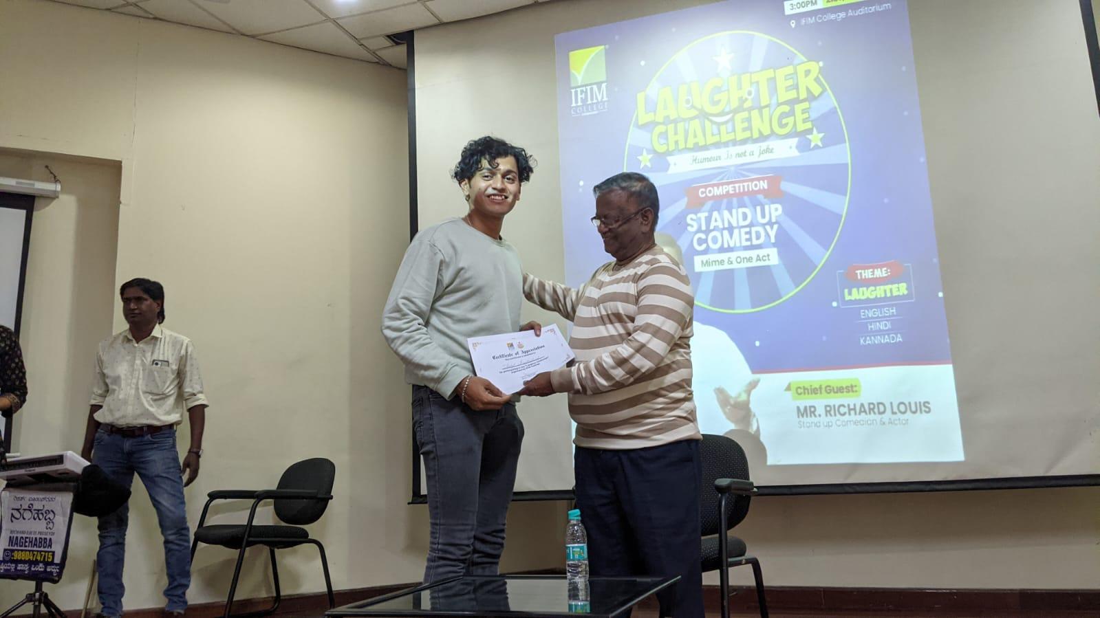 Join the Exciting Laughter Challenge Event at IFIM College